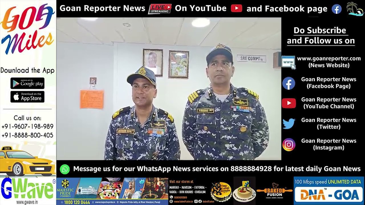 Goan Reporter News: “A Day At Sea” conducted by Indian Coast Guard ...