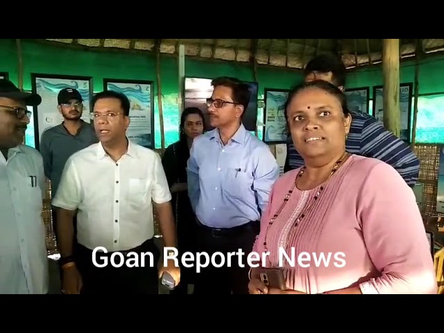 Goan Reporter News: Minister Vishwajit Rane visited turtle conservation ...