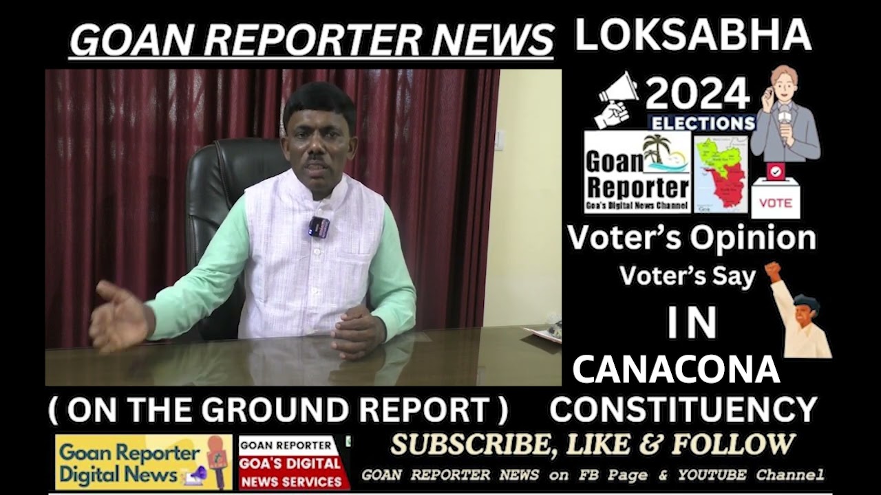 Goan Reporter News: Goa Assembly Speaker and MLA Canacona Constituency ...