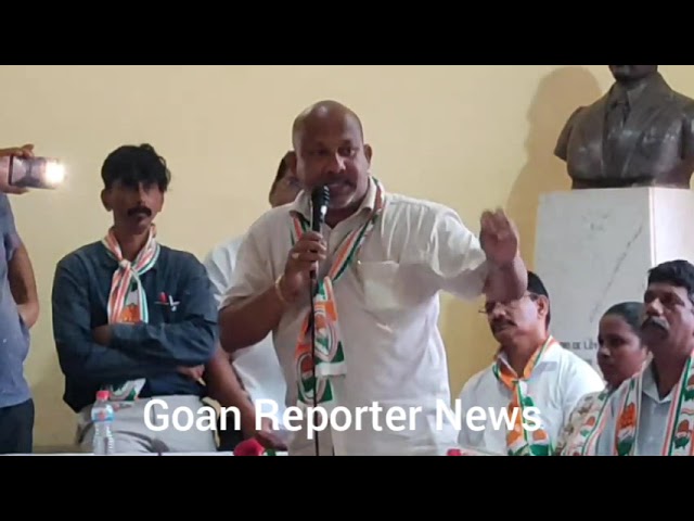 Goan Reporter News: Congress Corner meeting in Chichinim for South Goa Loksabha Candidate Capt ...