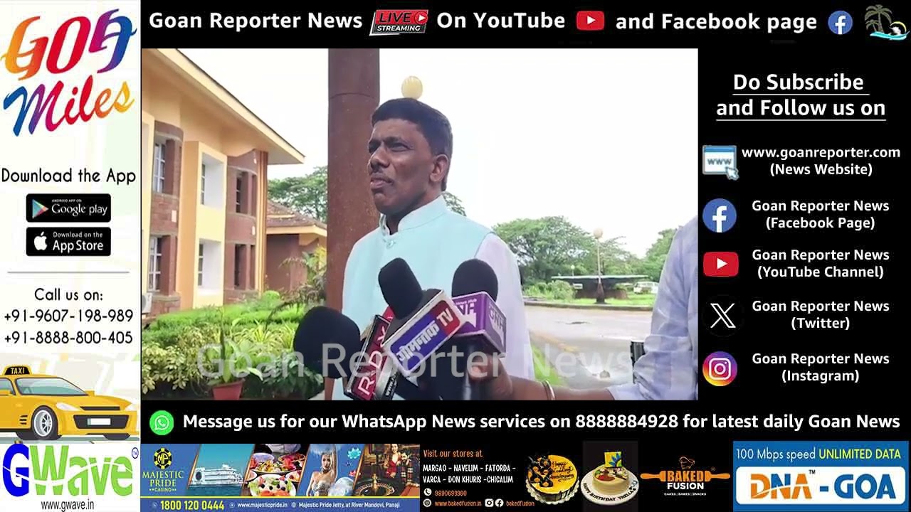 Goan Reporter News: Speaker Ramesh Tawadkar comments on Transport and ...