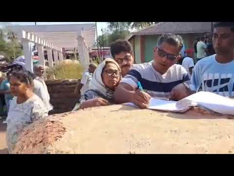 Goan Reporter News: Signature Campaign at the Protest at Old Goa ...