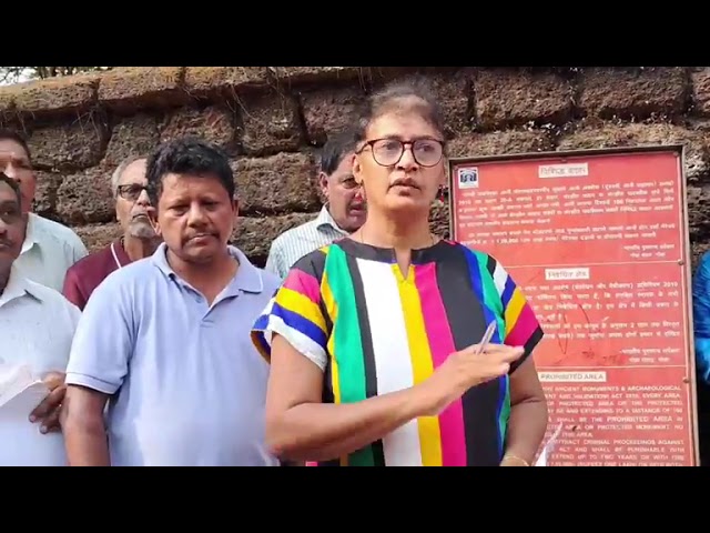 Goan Reporter News: Old Goa Heritage Site issue:: Press Conference by ...