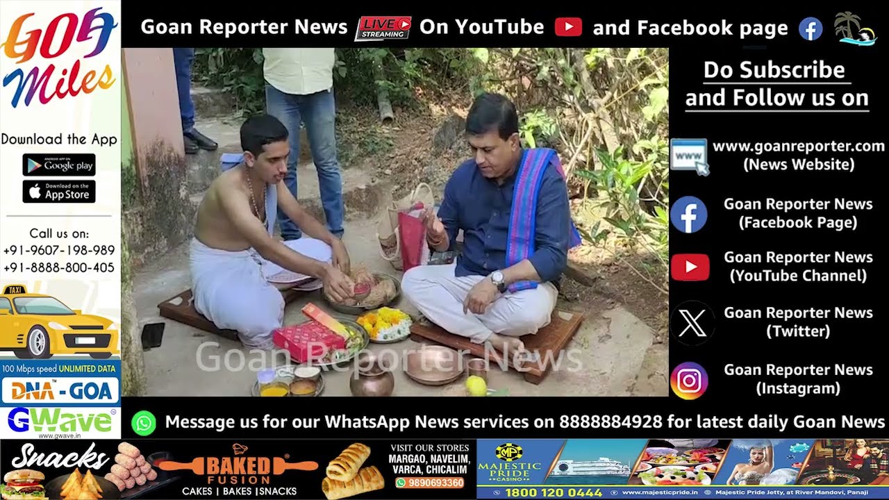 Goan Reporter: Vasco MLA Krishna Salkar inaugurates yet another work of ...