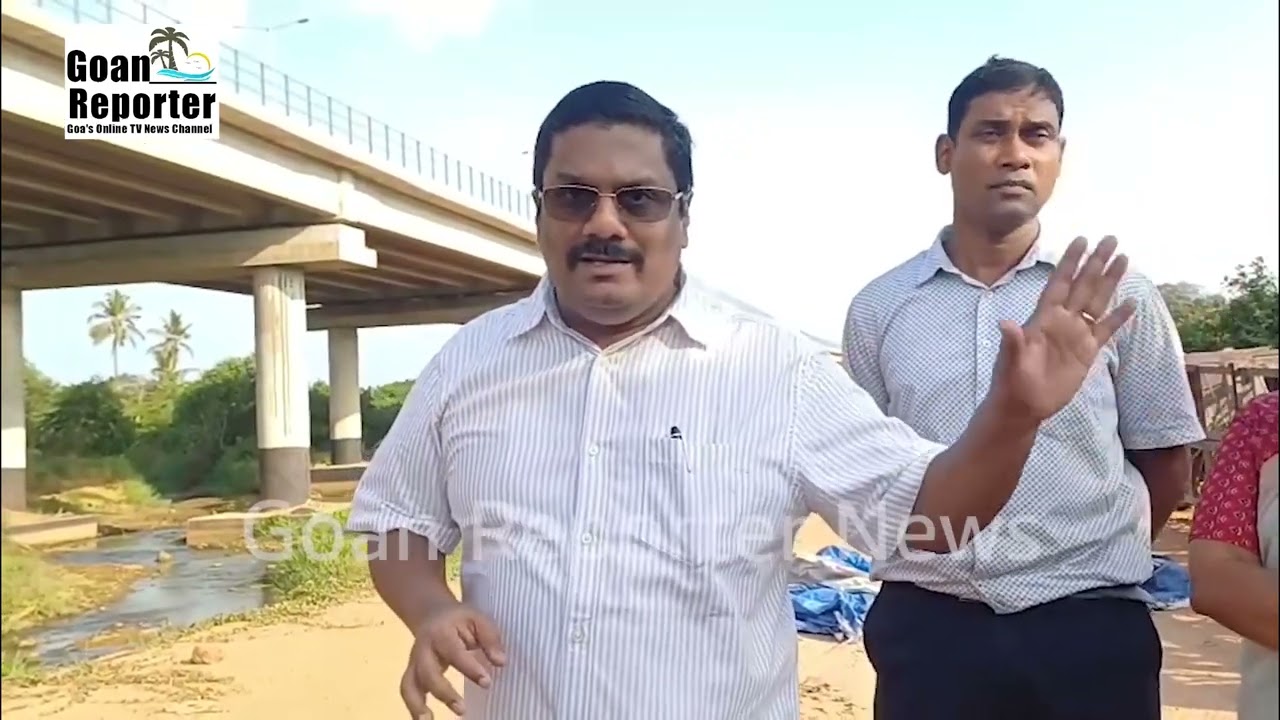Goan Reporter: Inspection of NH-66 Western Bypass from Suravalim to ...