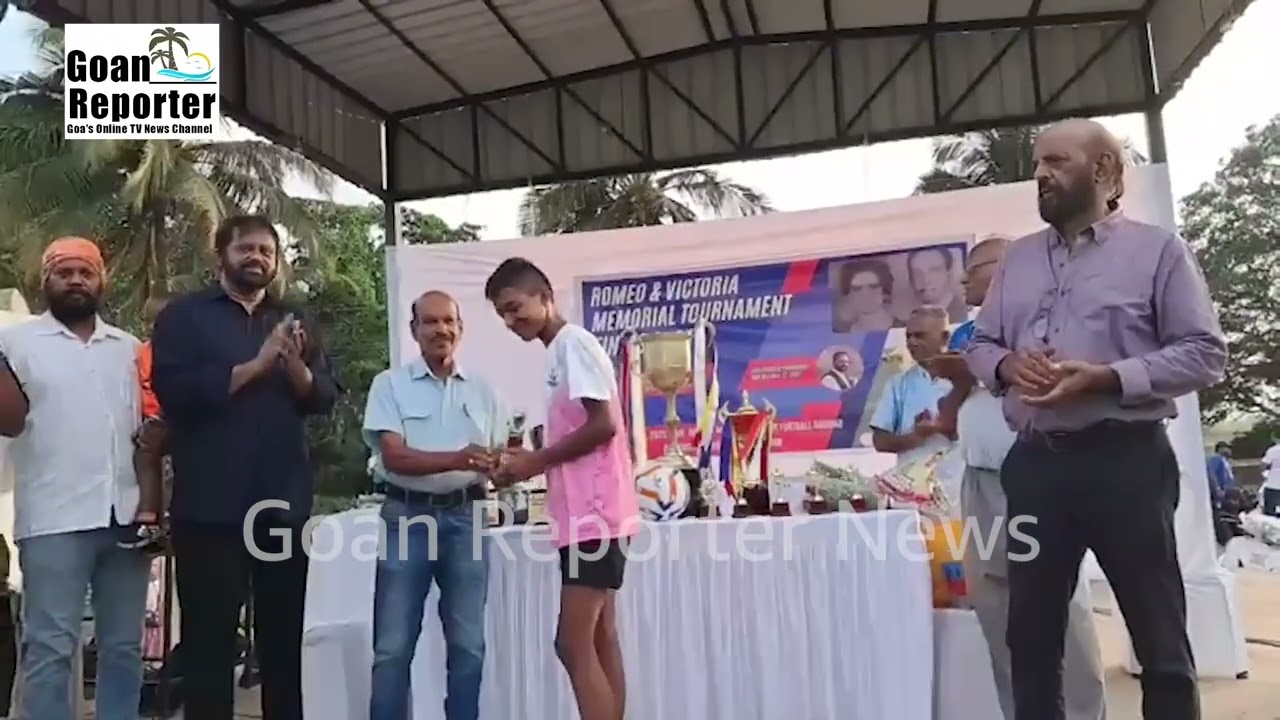 Goan Reporter: Prize distribution ceremony of 05th National Football ...