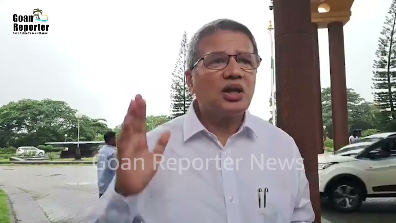 Goan Reporter: MLA Carlos Alvares Ferreira comments before Monsoon ...