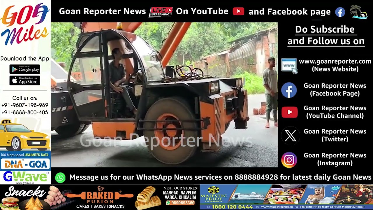 Goan Reporter: Truck Carrying Bricks Overturns Under Malpe Pernem ...